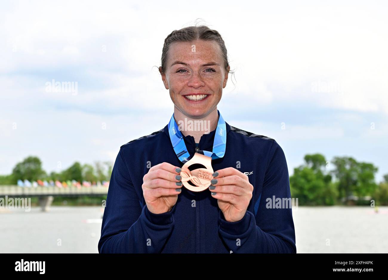Szeged. Hungary. 11 May 2024. The ICF 2024 Canoe sprint World Cup and ...