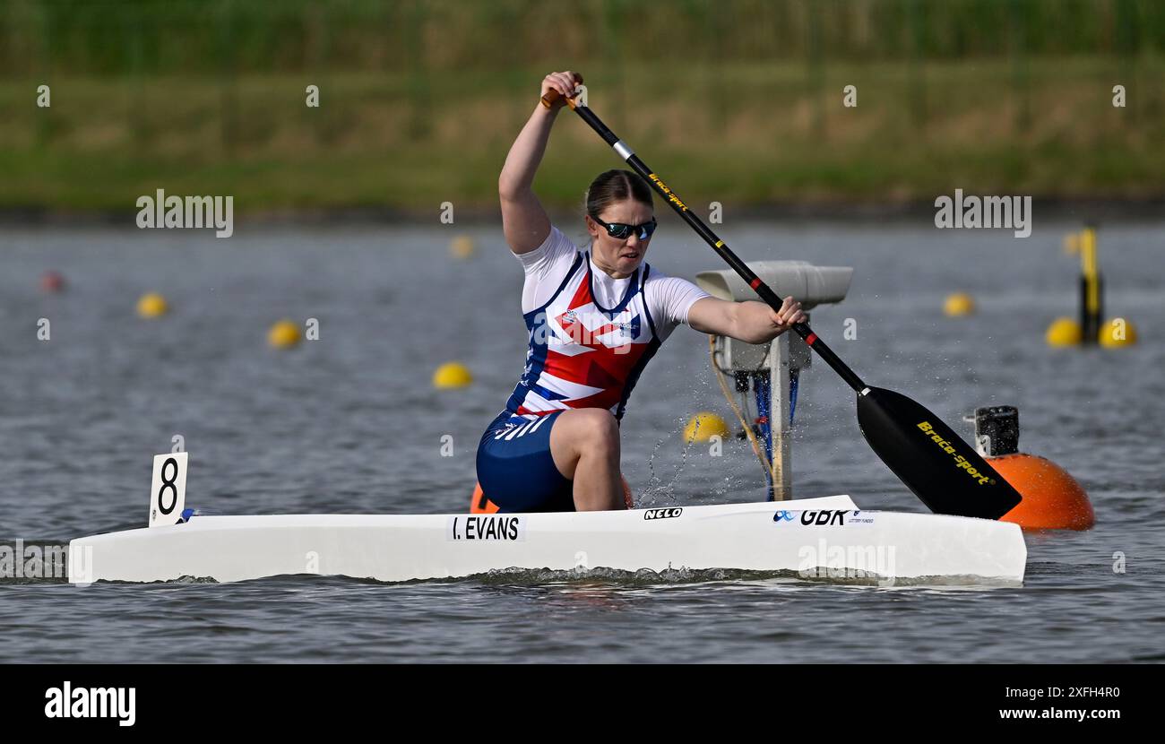 Szeged. Hungary. 11 May 2024. The ICF 2024 Canoe sprint World Cup and ...