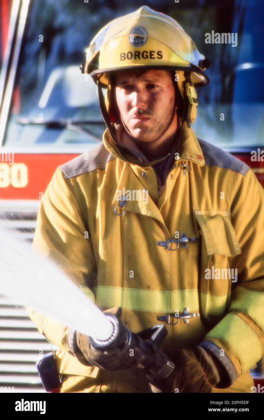 Fire truck 1990s hi-res stock photography and images - Alamy