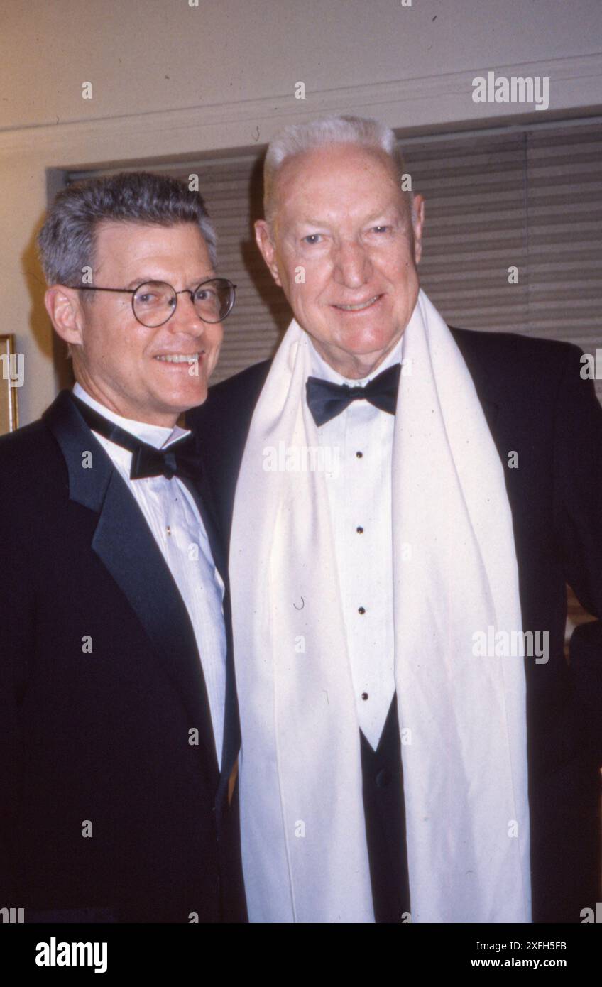 Father and son in tuxedos on their way to the Metropolitan opera ...