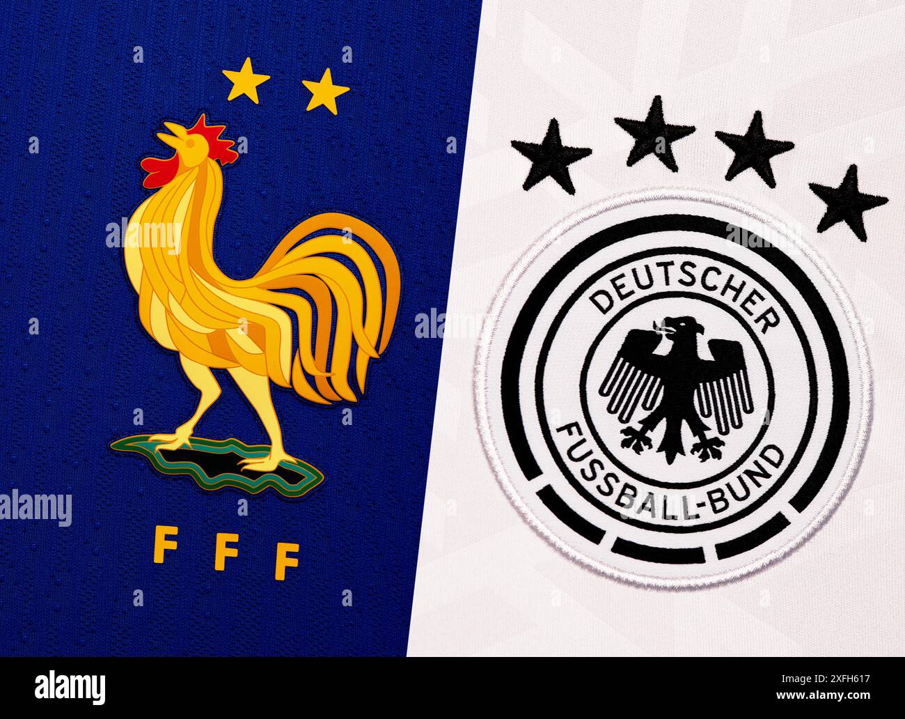 France football badge hi-res stock photography and images - Alamy