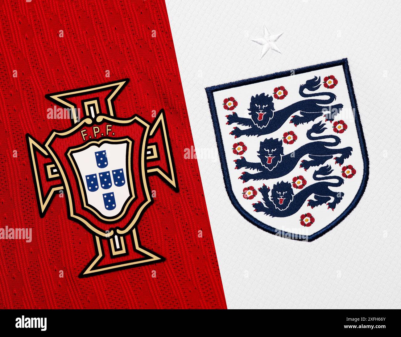 England three lions football logo on hi-res stock photography and ...