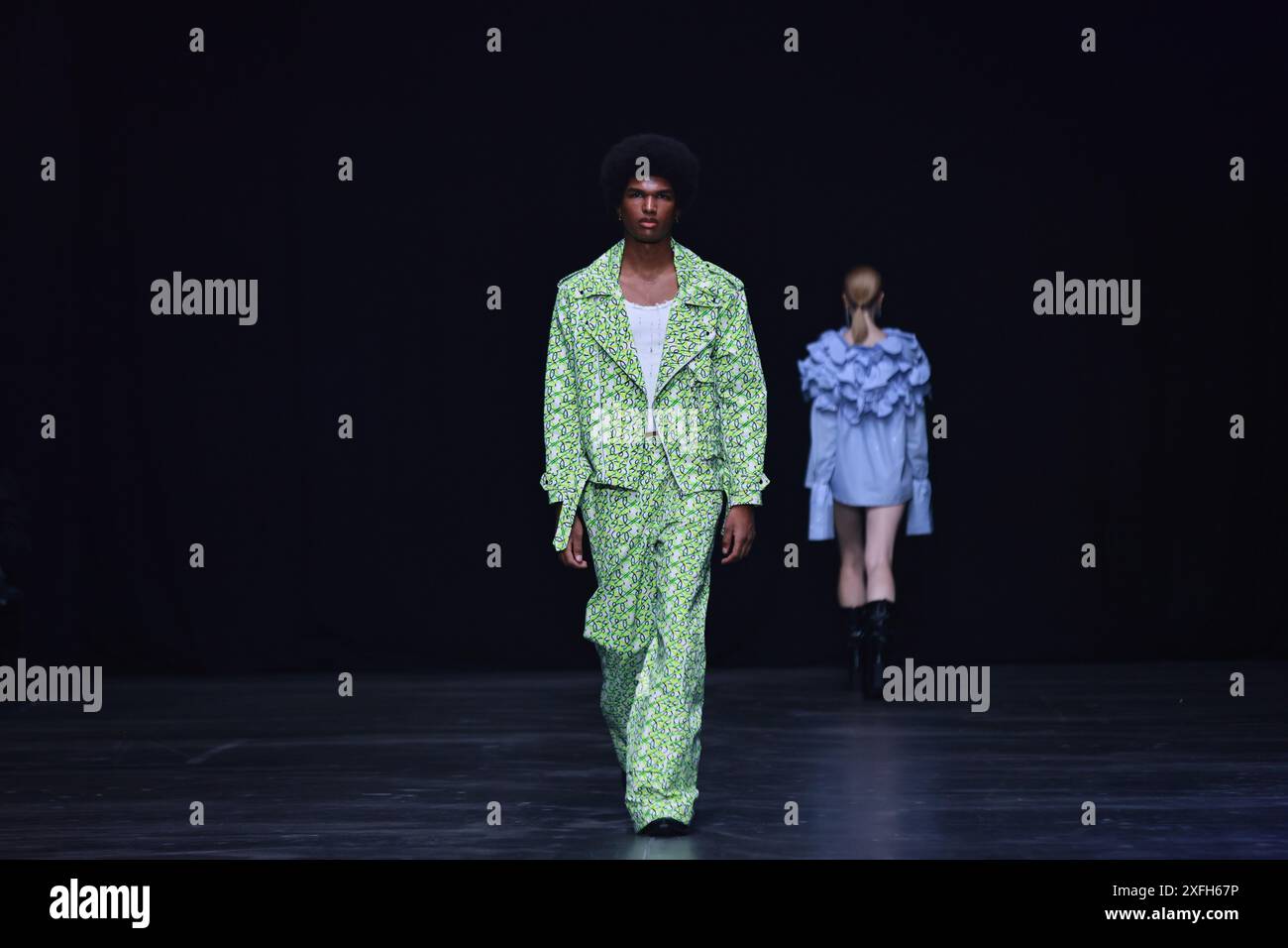 BERLIN, GERMANY - July 3th: A model walks the runway during the Kilian ...