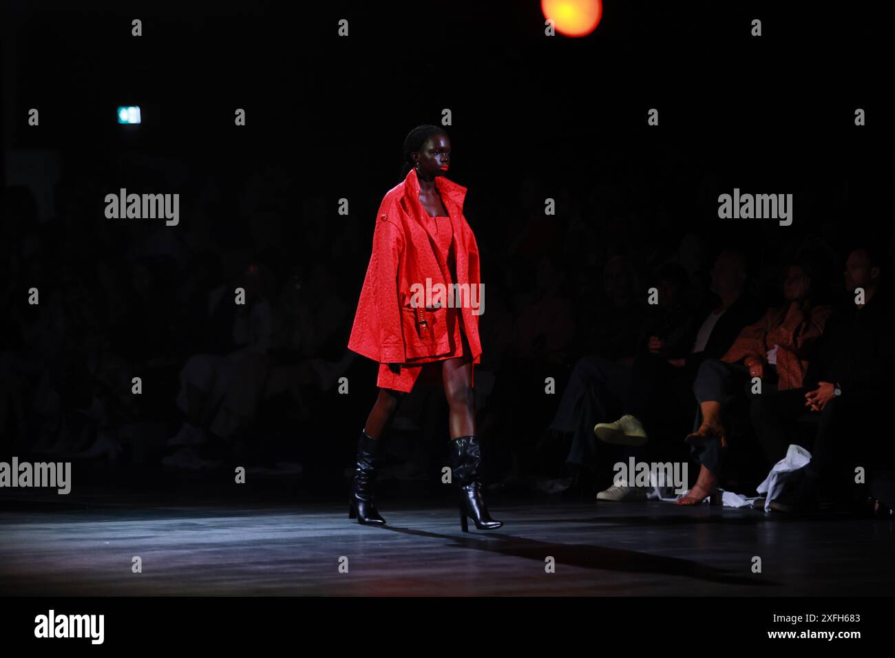 BERLIN, GERMANY - July 3th: A model walks the runway during the Kilian ...
