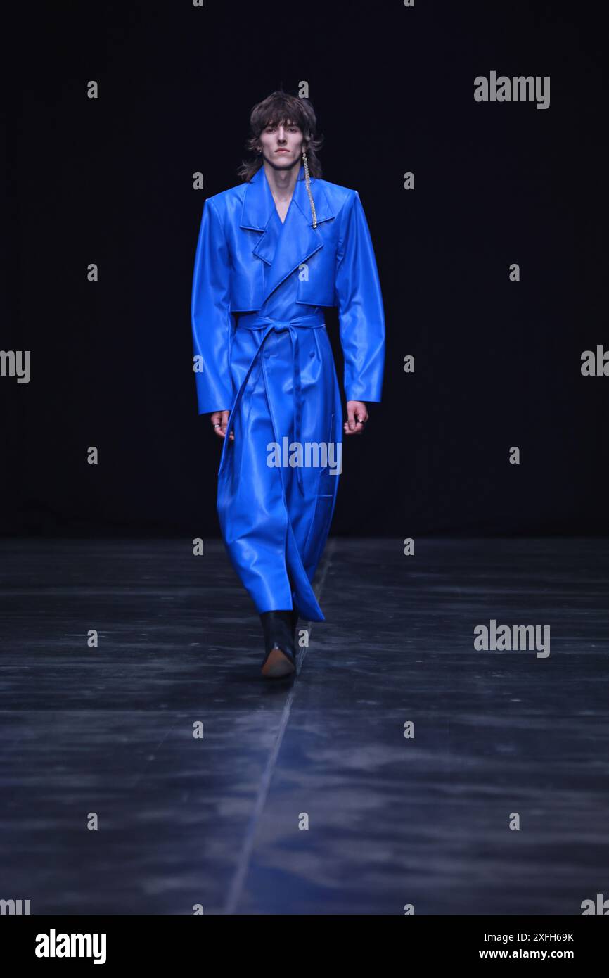 BERLIN, GERMANY - July 3th: A model walks the runway during the Kilian ...