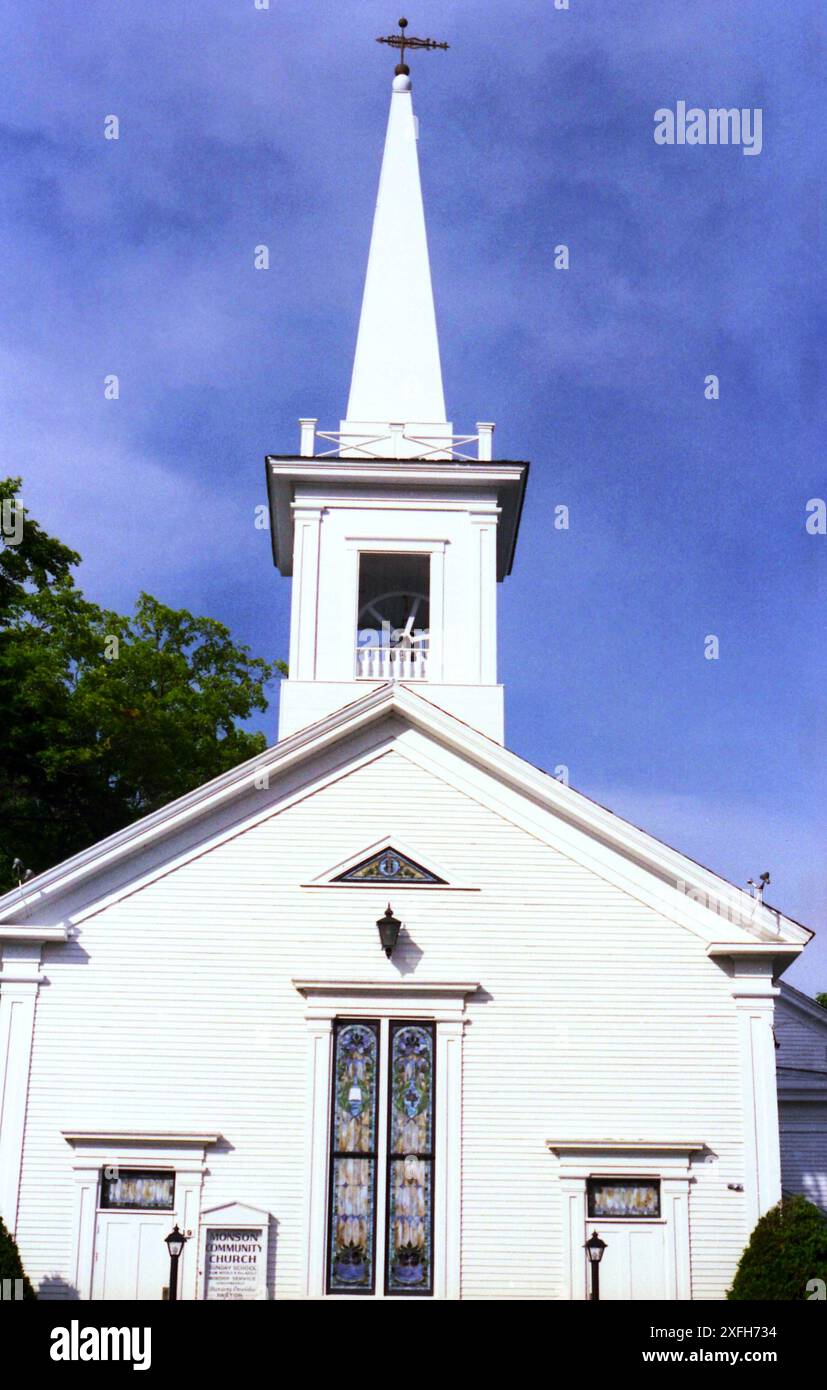 Monson, Maine, U.S.A., approx. 1996. Exterior view of the Monson ...