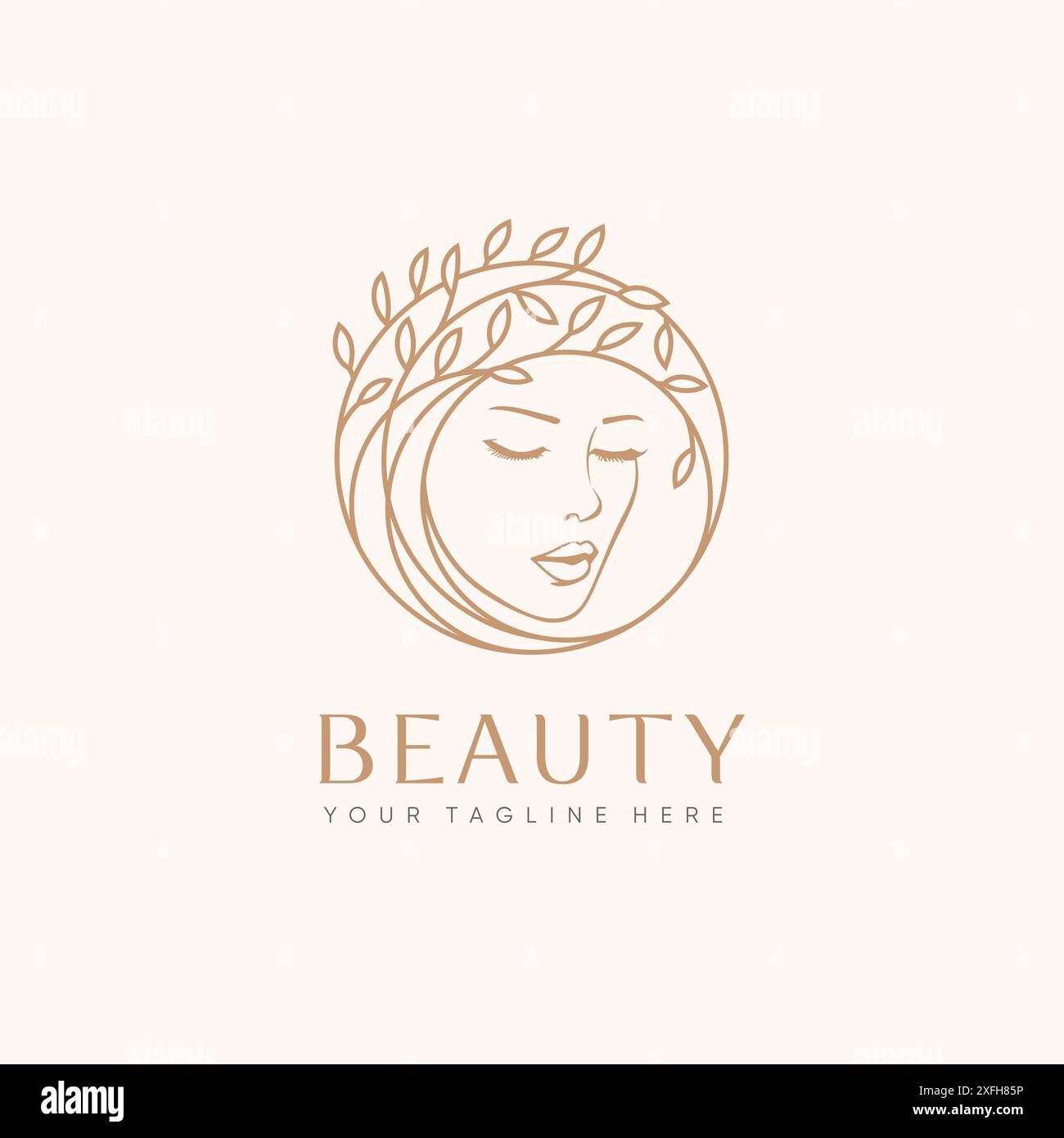 Logo beauty cosmetic for cosmetic products, beauty salon, spa, beauty ...