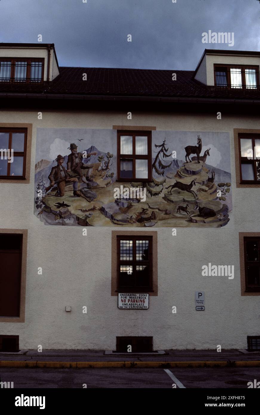 Bad Toelz, Germany. 6/1990. Flint Kaserne. The Schutzstaffel (SS). Bad ...