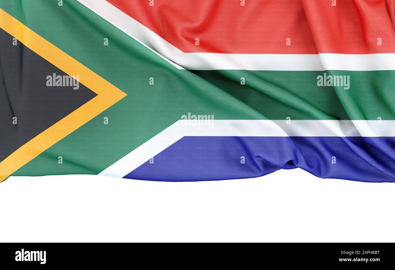 South african flag national 3d hi-res stock photography and images - Alamy