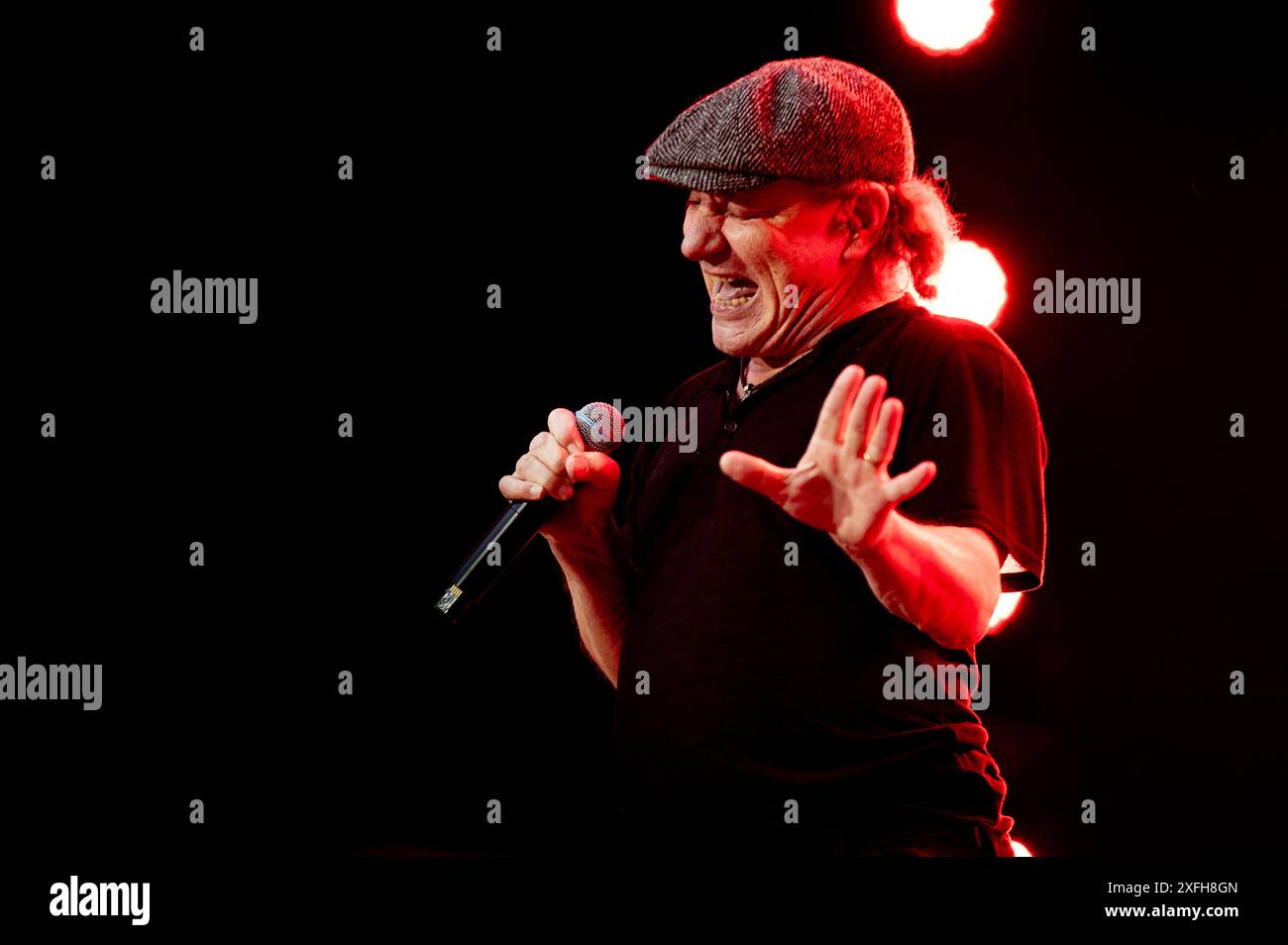 London, United KIngdom. 3rd July 2024. AC/DC singer Brian Johnson on ...