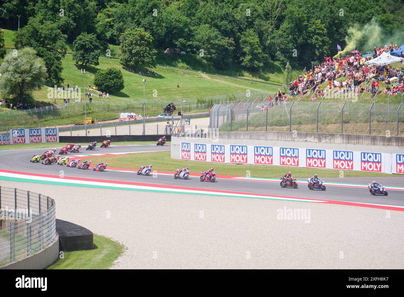 Mugello, Italy - June 02, 2024: First phase of the Moto GP on the ...