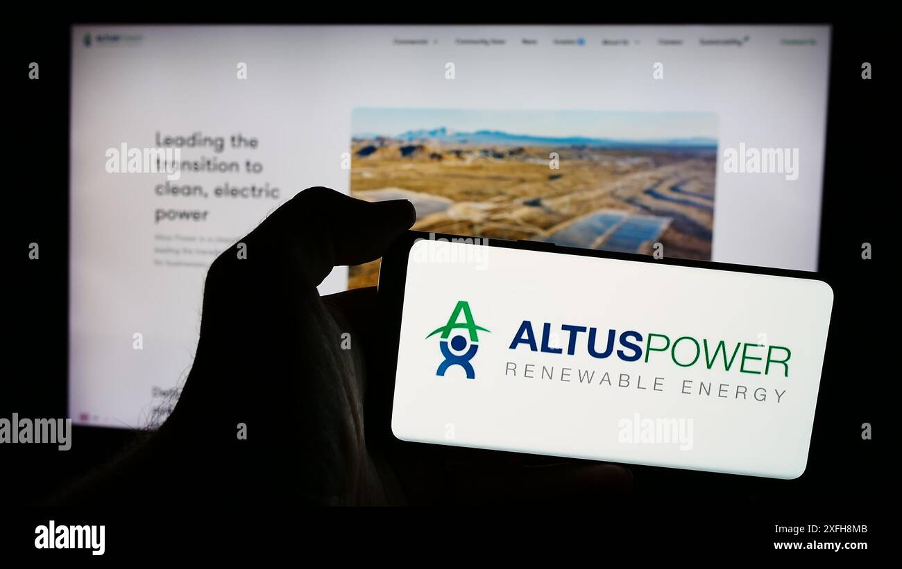 Altus power logo hi-res stock photography and images - Alamy