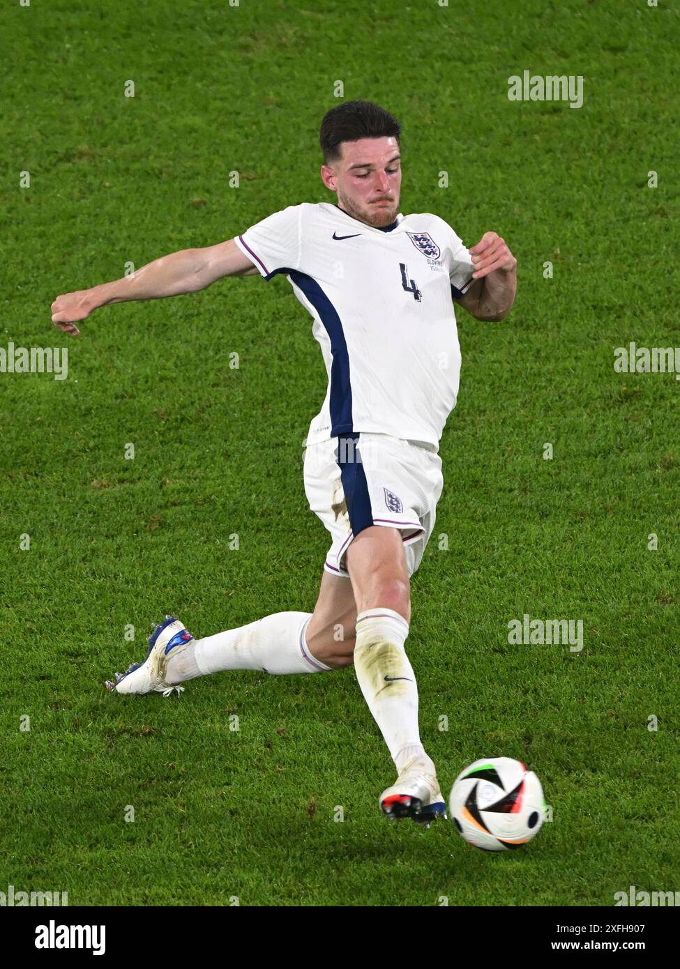 COLOGNE - Declan Rice of England during the UEFA EURO 2024 group C ...