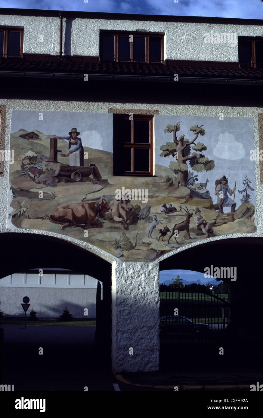 Bad Toelz, Germany. 6/1990. Flint Kaserne. The Schutzstaffel (SS). Bad ...