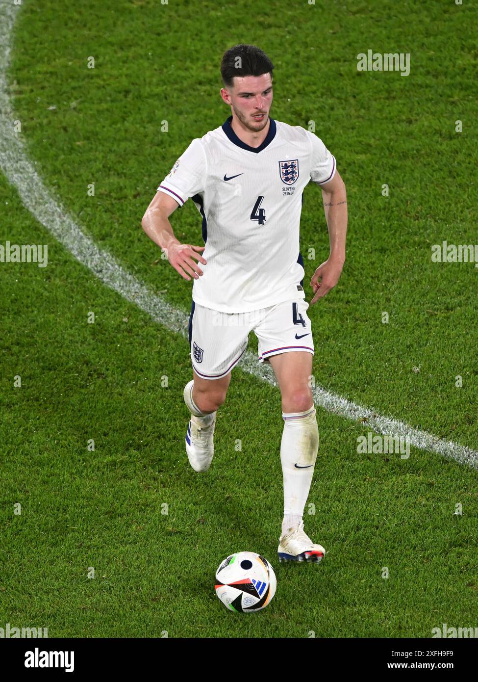 COLOGNE - Declan Rice of England during the UEFA EURO 2024 group C ...