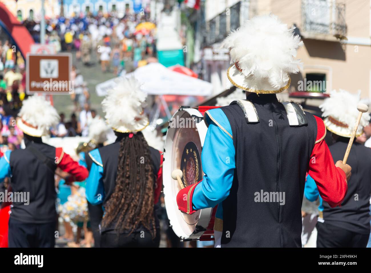 Salvador, Bahia, Brazil - July 02, 2024: Public school students are ...