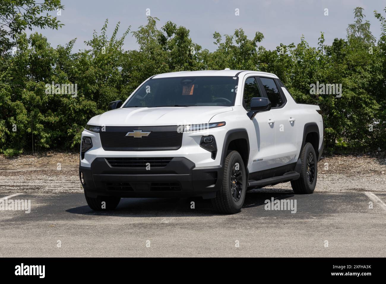 Plainfield - June 16, 2024: Chevrolet Silverado EV Electric Truck ...