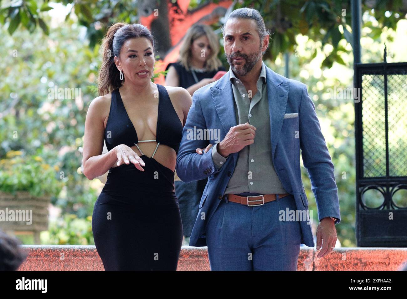 Eva Longoria and Pepe Bastón attend the ELLE Gourmet Awards 2024 at the ...