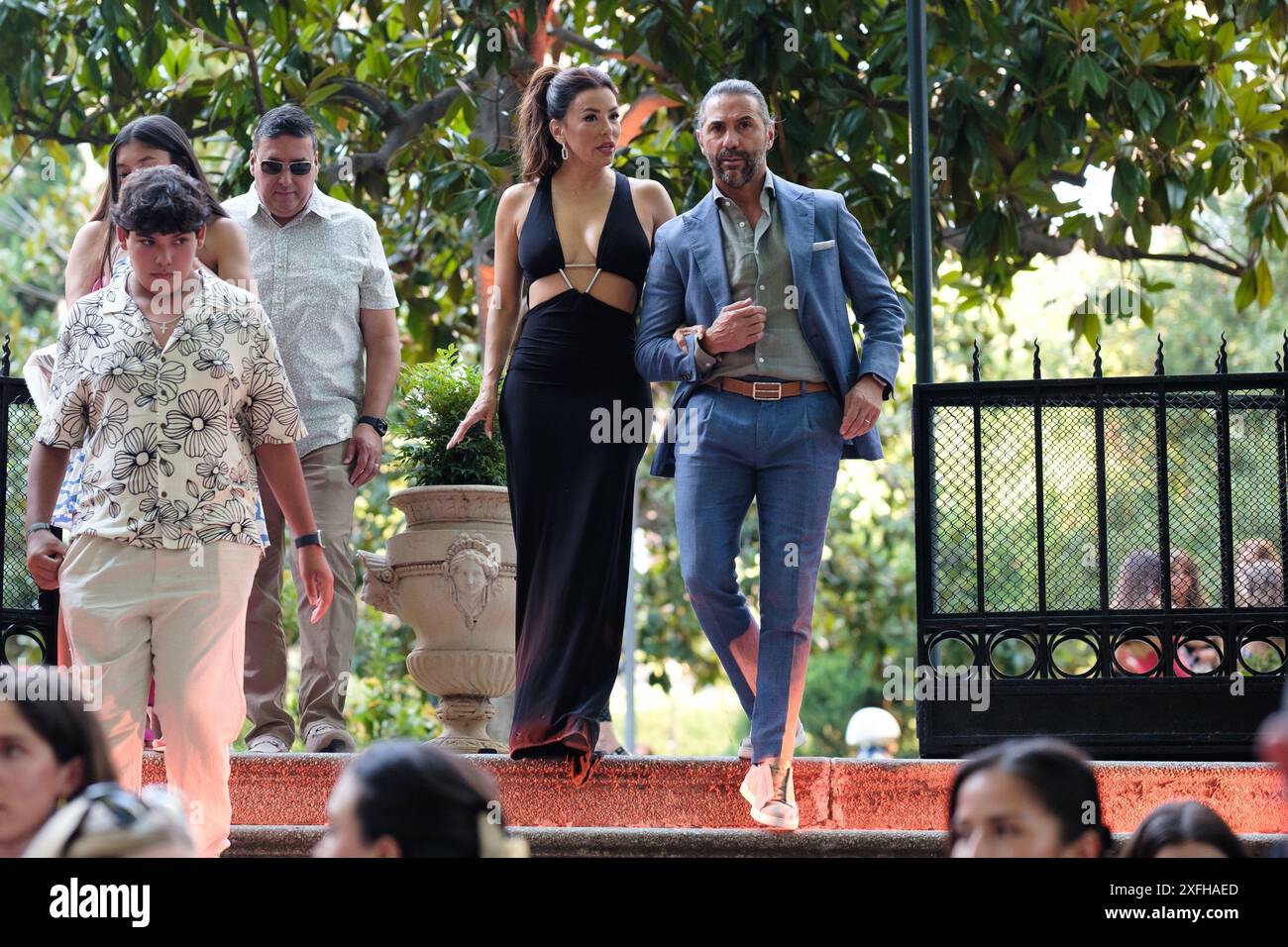 Eva Longoria and Pepe Bastón attend the ELLE Gourmet Awards 2024 at the ...