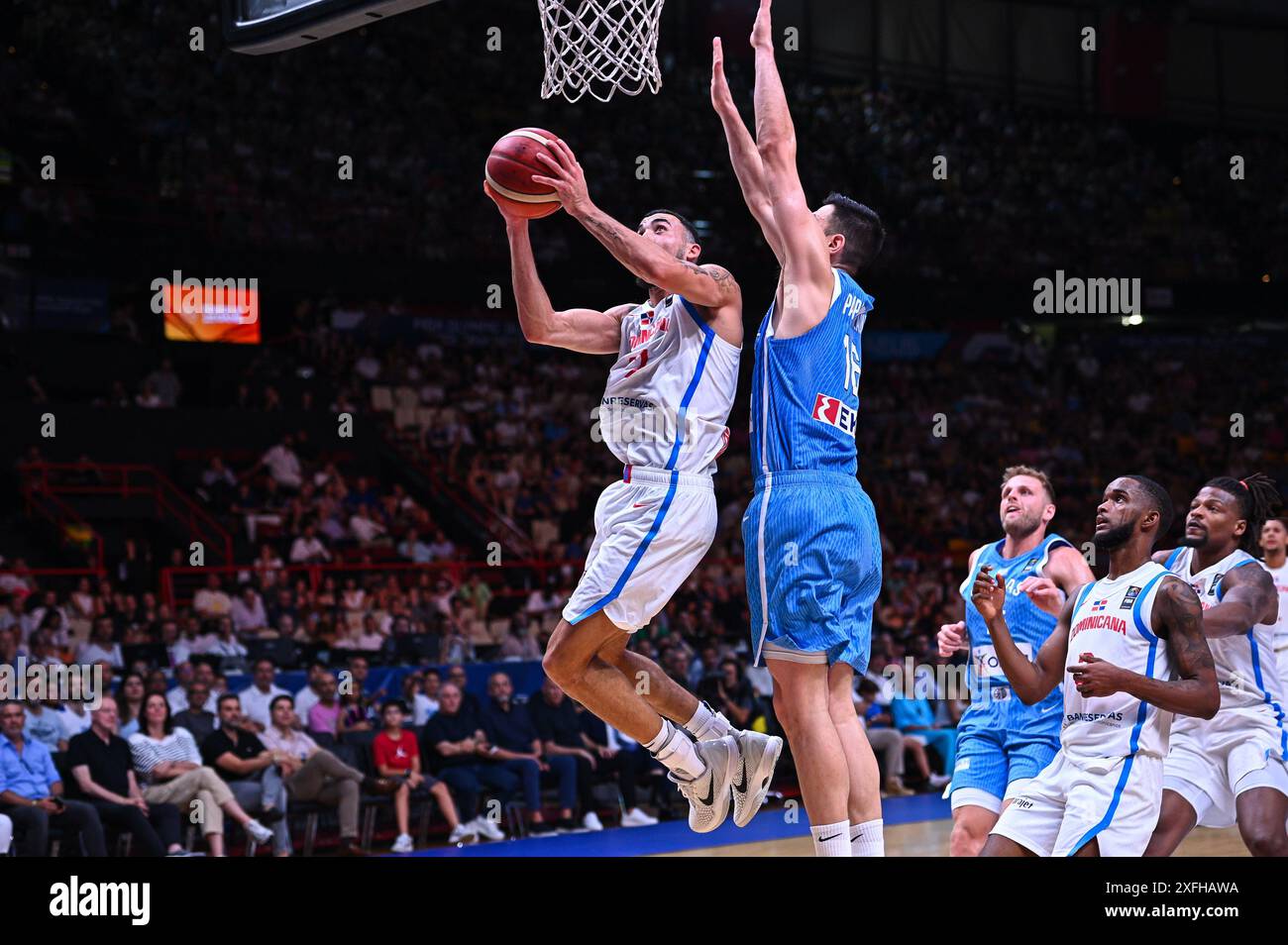 27 Christopher Theoret Duarte of Dominican Republic competing with 16 ...