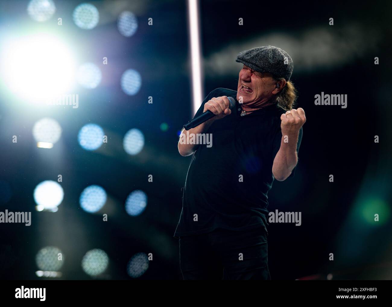 London, United KIngdom. 3rd July 2024. AC/DC singer Brian Johnson on ...