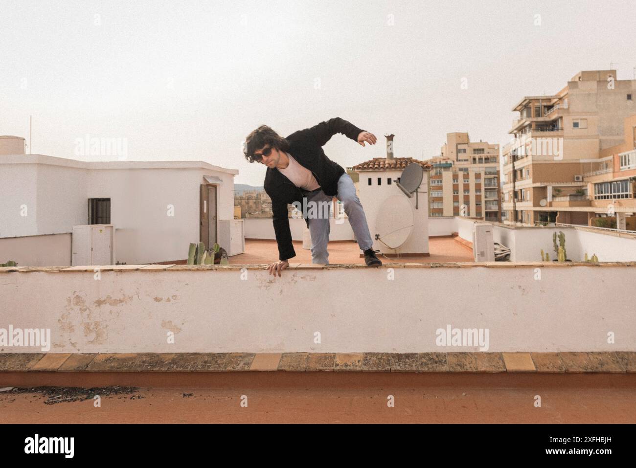 Man jumping over hi-res stock photography and images - Alamy