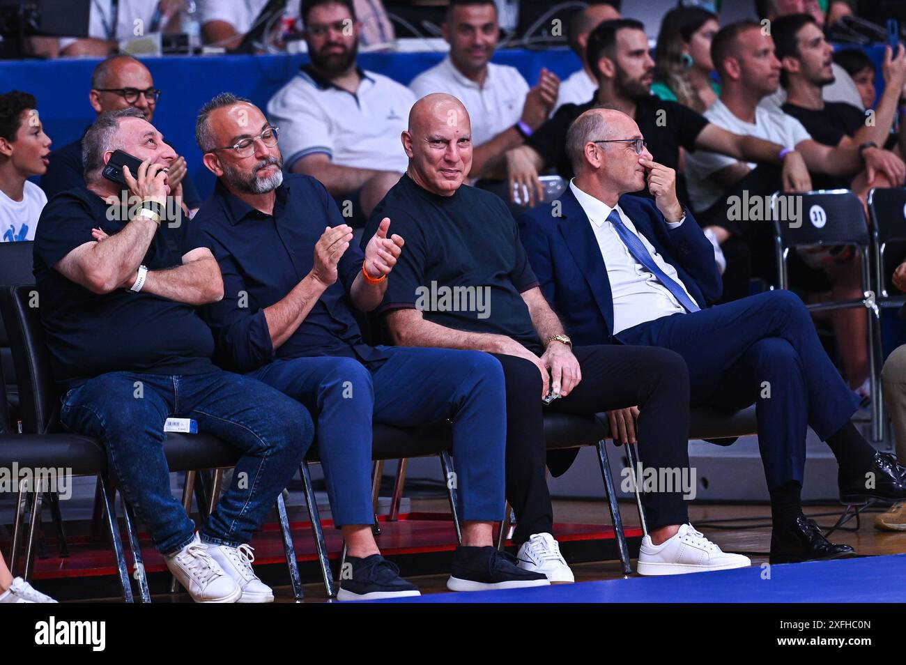 Piraeus: Ex Greek National Team player Nikos Galis during the FIBA ...