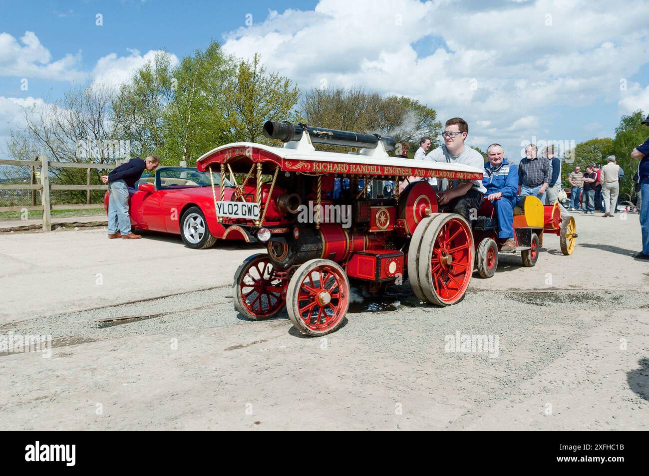 A Steam traction engine built by Richard Randell Engineer and ...