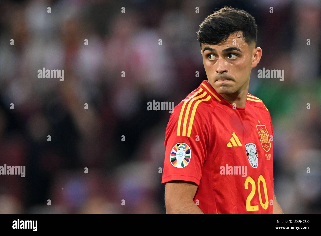 COLOGNE - Pedri of Spain during the UEFA EURO 2024 round of 16 match ...