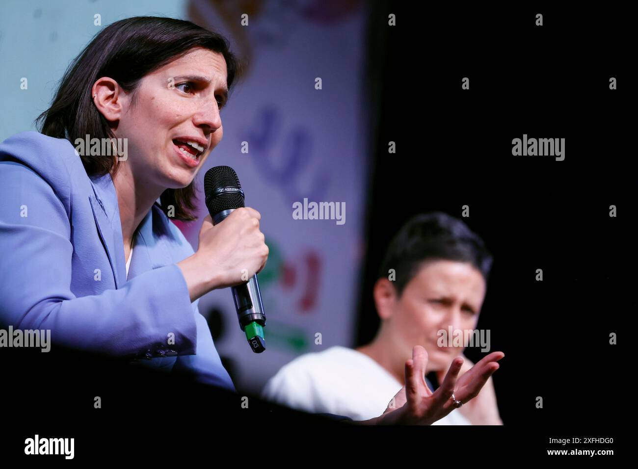 Roma, Italia. 03rd July, 2024. La Segretaria del PD Elly Schlein ...