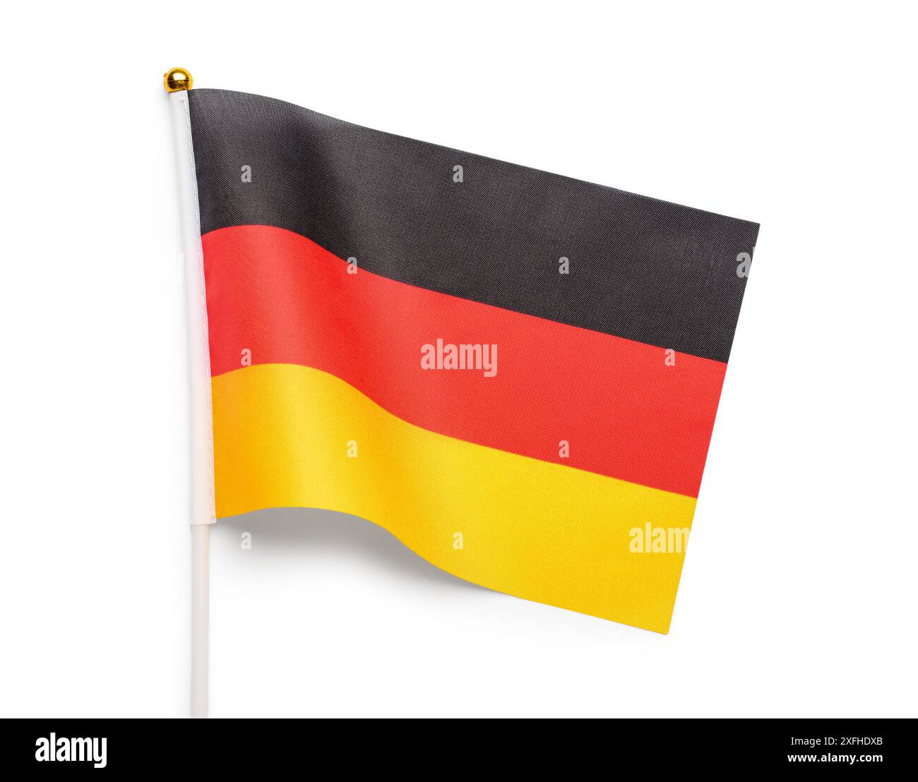 Flag of Germany on white background Stock Photo - Alamy