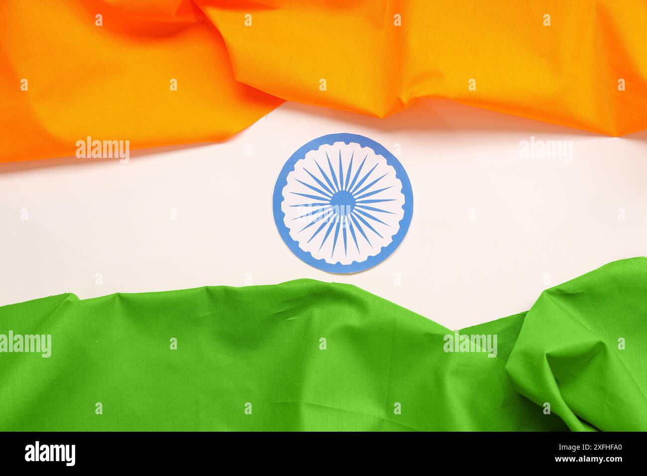 Indian flag with ashoka chakra hi-res stock photography and images - Alamy