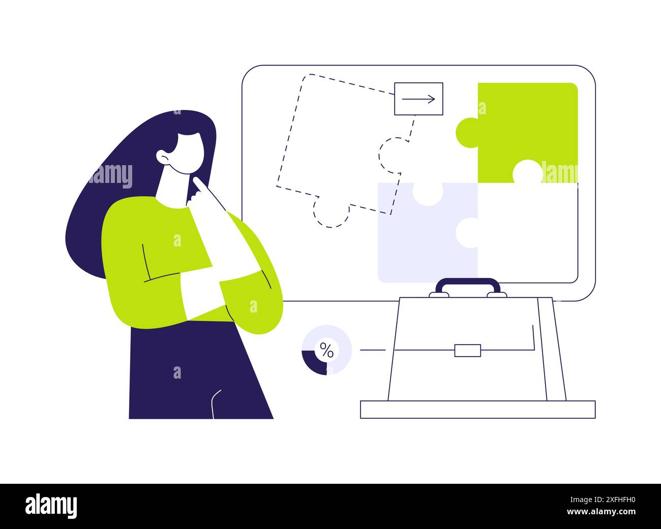 Project initiation and planning abstract concept vector illustration ...