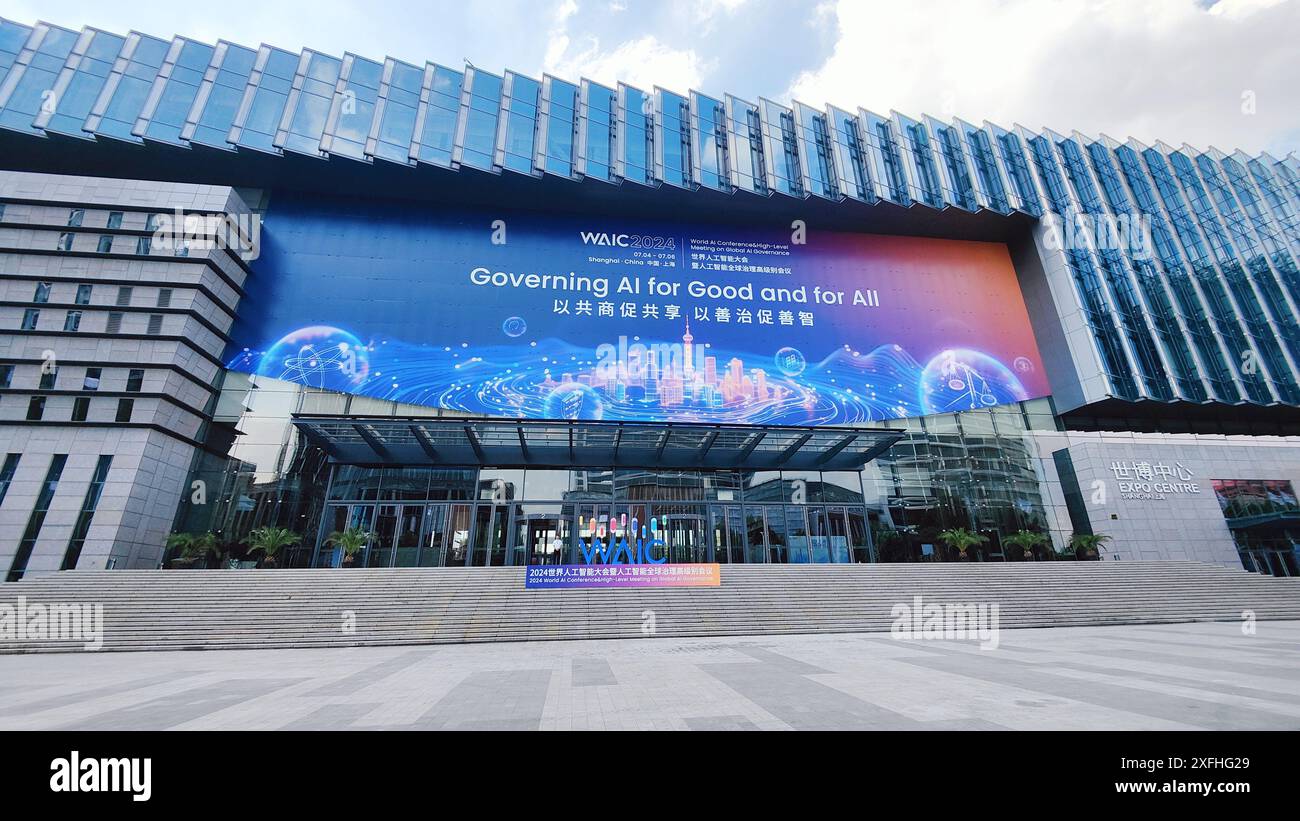 SHANGHAI, CHINA - JULY 3, 2024 - World Artificial Intelligence ...