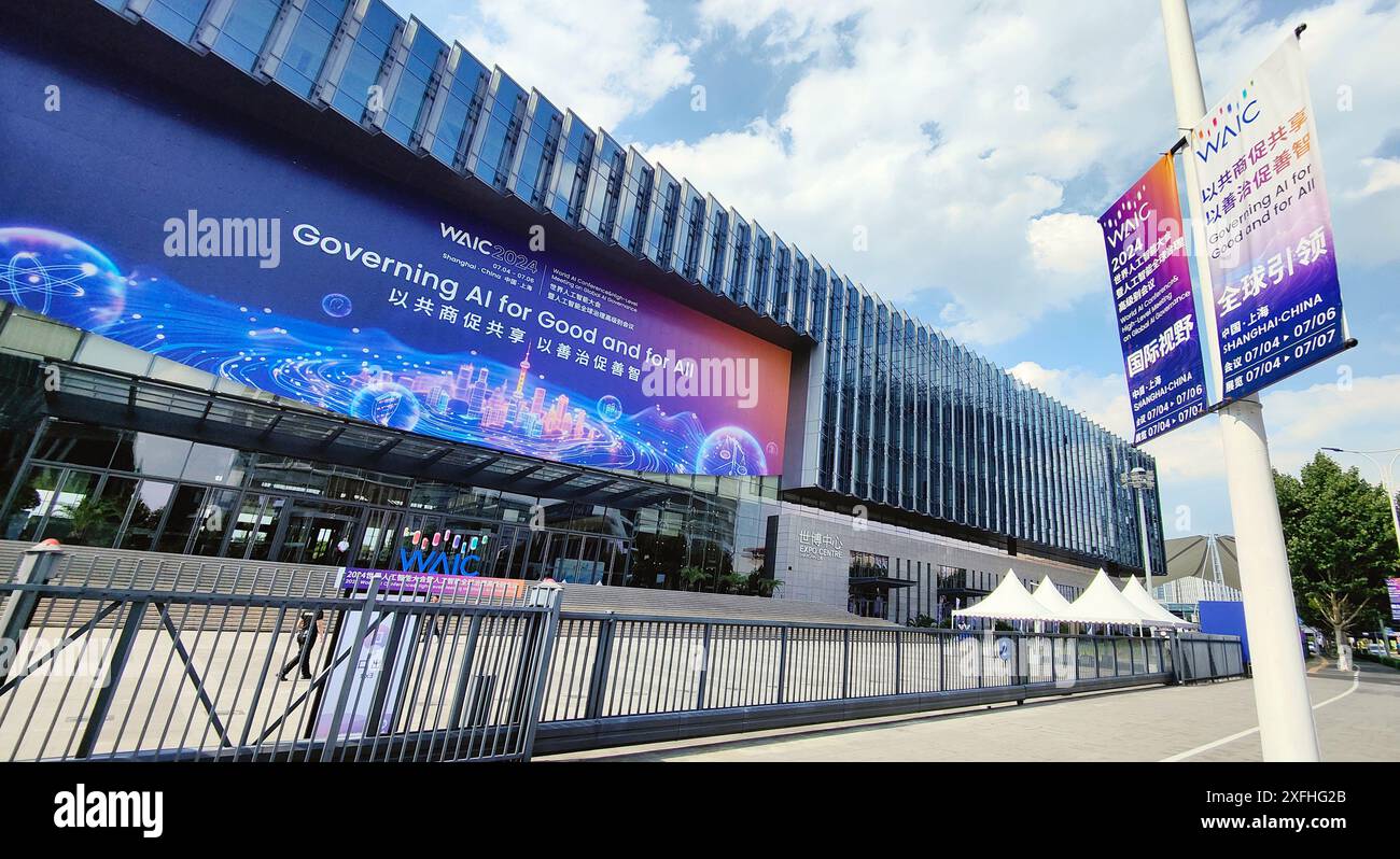 SHANGHAI, CHINA - JULY 3, 2024 - World Artificial Intelligence ...