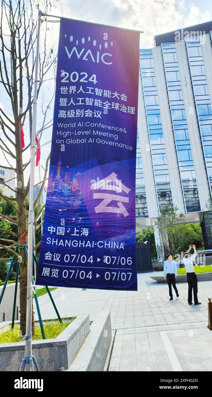 SHANGHAI, CHINA - JULY 3, 2024 - World Artificial Intelligence ...