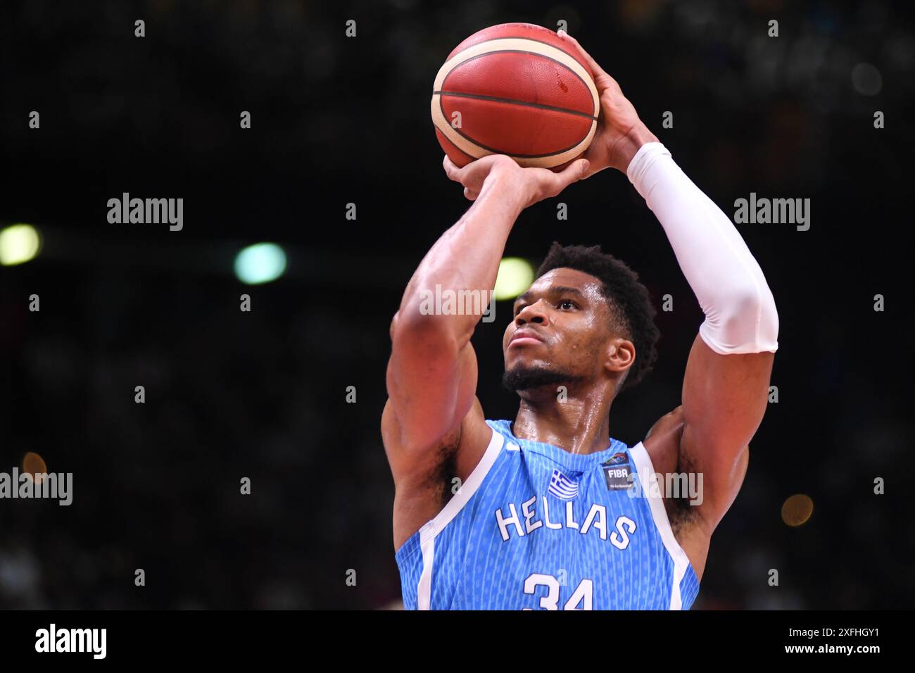 Giannis Antetokounmpo (Greece). FIBA Olympic Qualifying Tournament ...