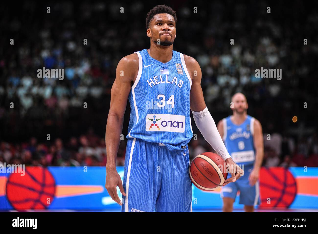 Giannis Antetokounmpo (Greece). FIBA Olympic Qualifying Tournament ...