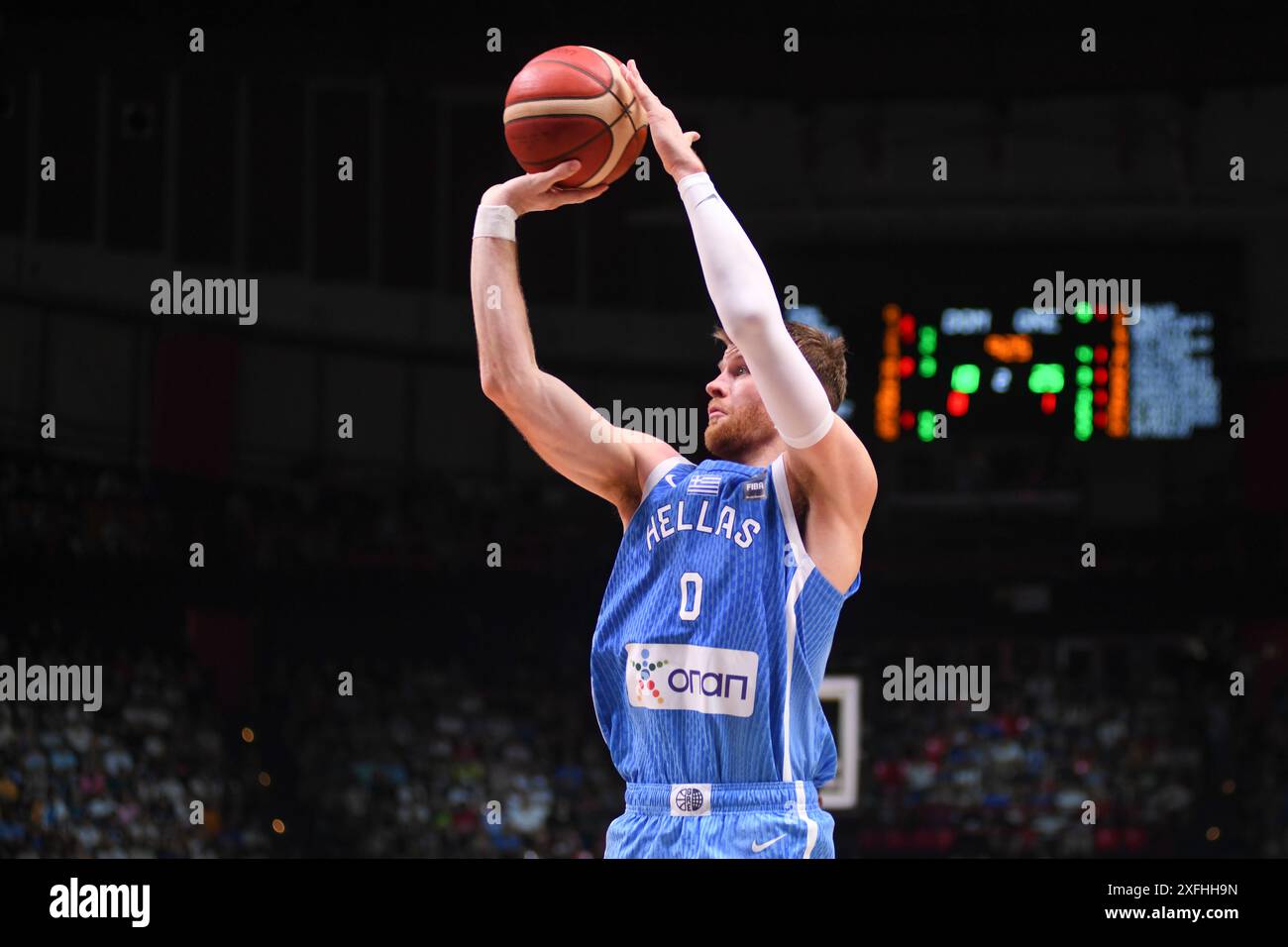 Thomas Walkup (Greece). FIBA Olympic Qualifying Tournament. Piraeus ...