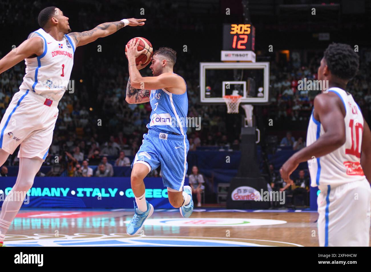 Vasileios Toliopoulos (Greece). FIBA Olympic Qualifying Tournament ...