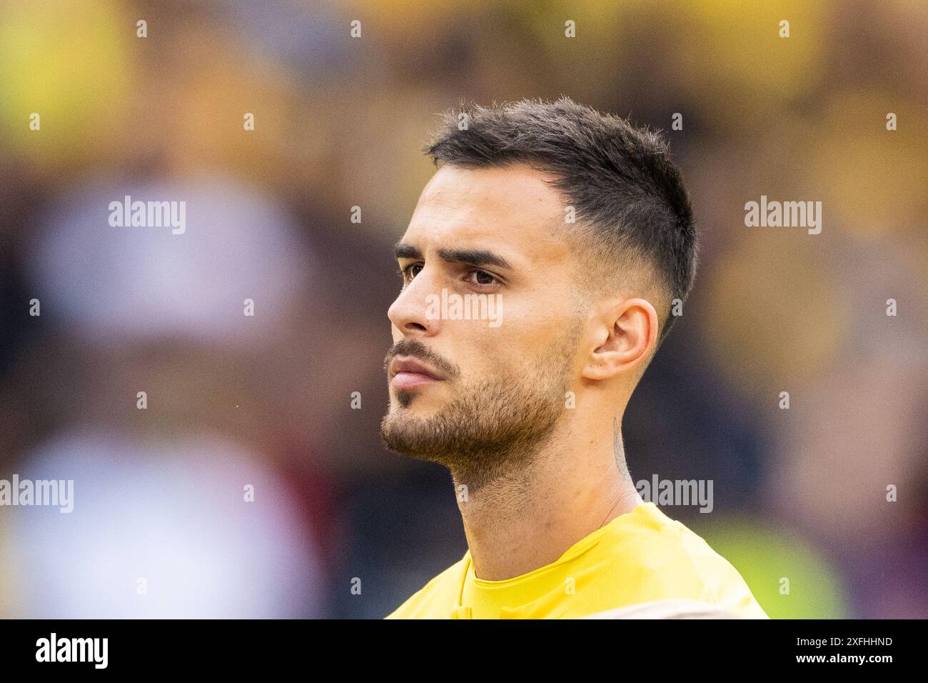 Munich, Germany. 02nd, July 2024. Andrei Burca of Romania seen during ...