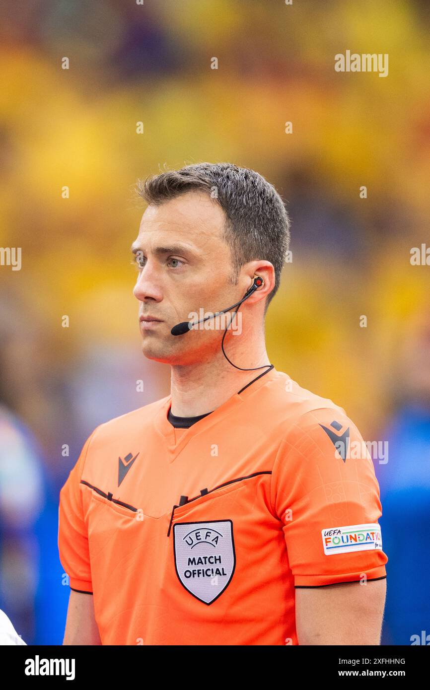 Munich, Germany. 02nd, July 2024. Referee Felix Zwayer seen during the ...