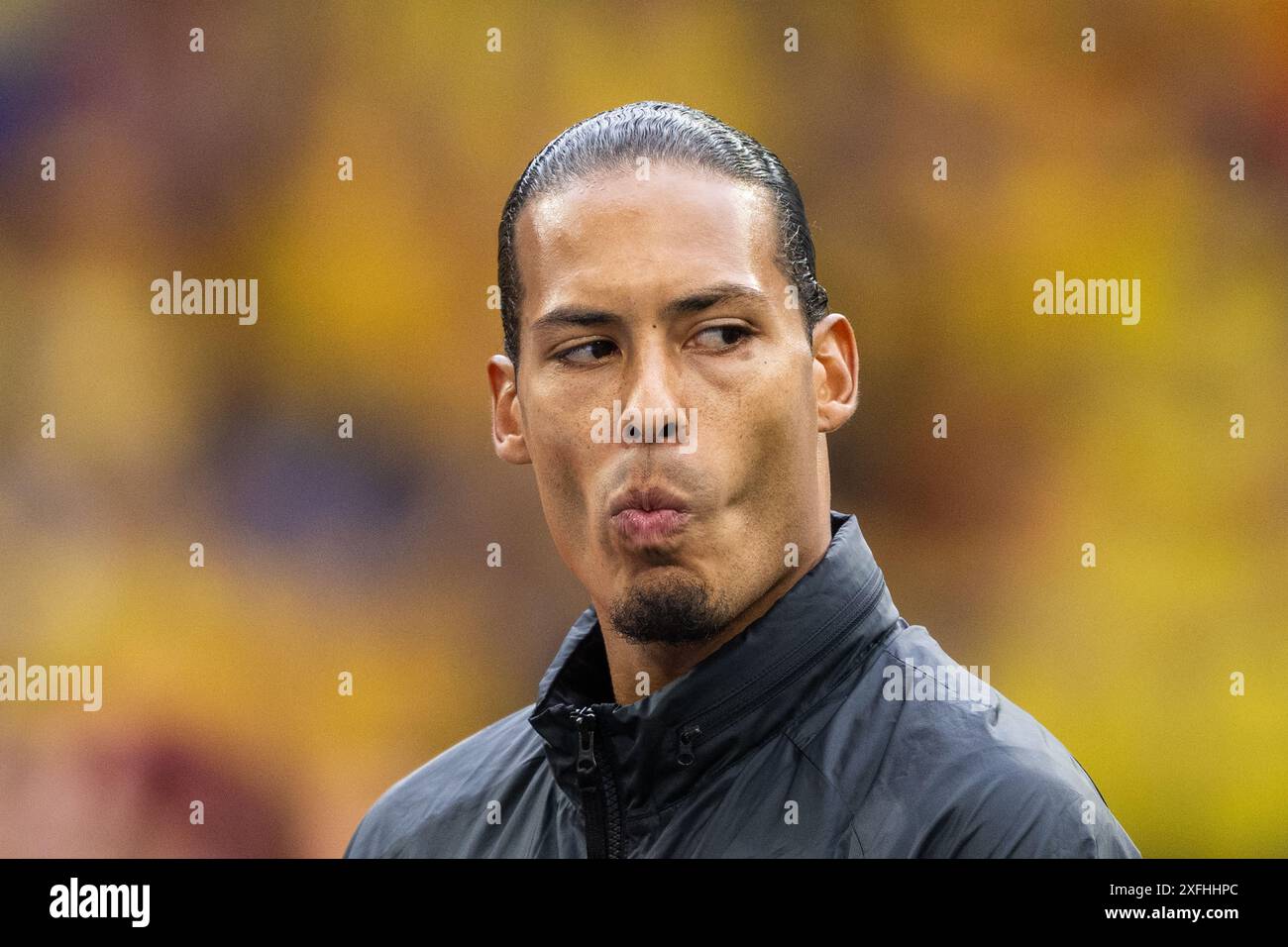 Munich, Germany. 02nd, July 2024. Virgil van Dijk of the Netherlands ...