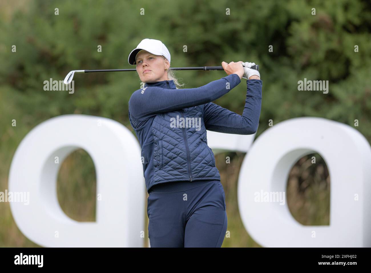 St Albans, UK. 03rd July, 2024. Lisa Pettersson during the Aramco Team ...