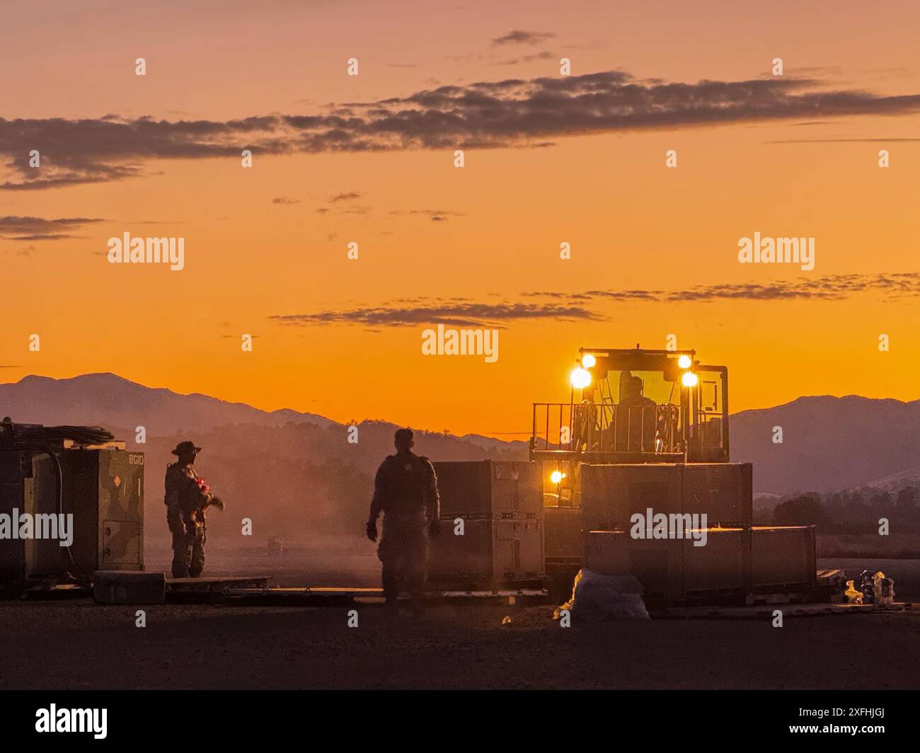 Airmen with the 821st Contingency Response Squadron work together to ...