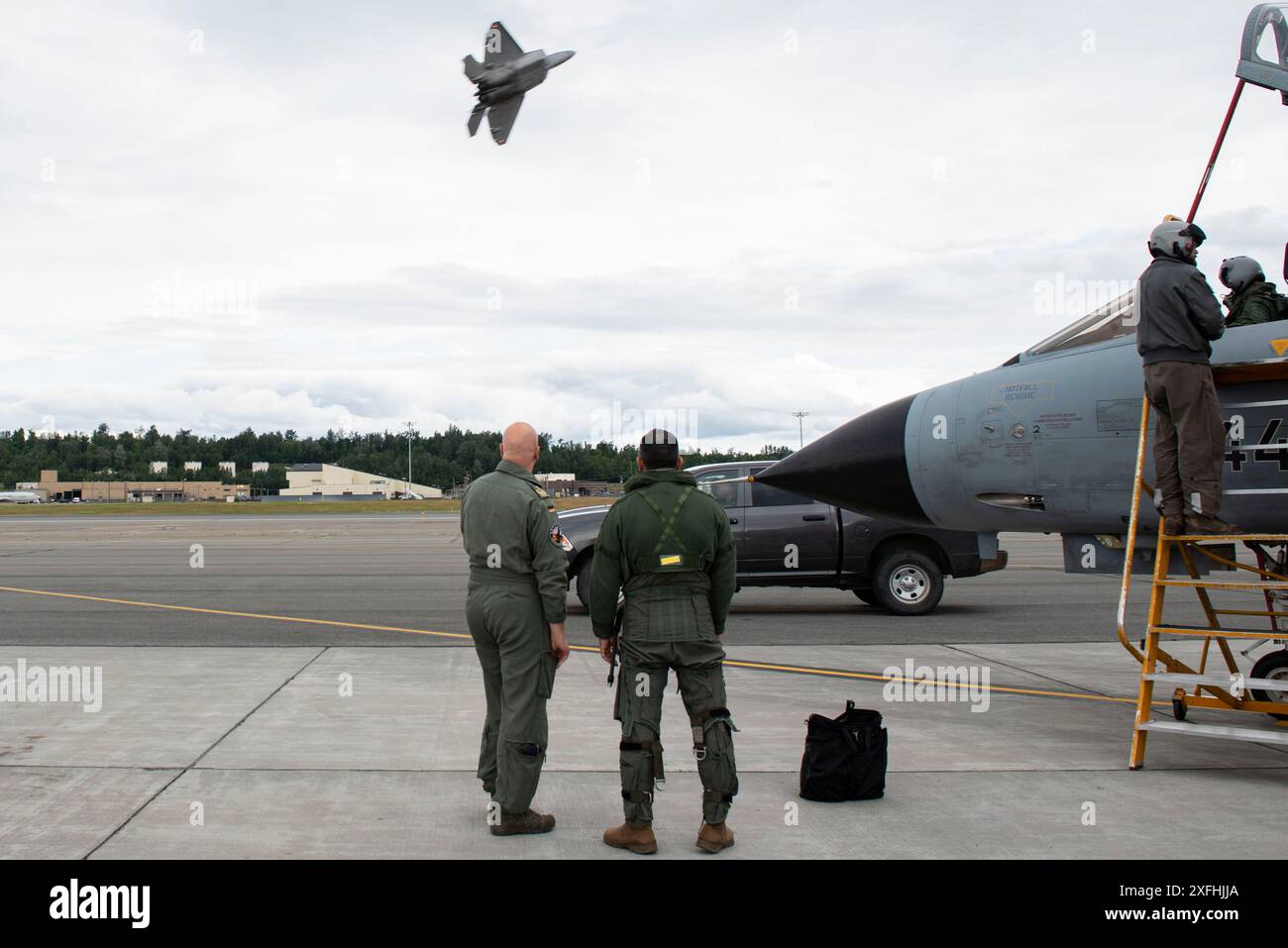 U.S. Air Force Lt. Gen. David Nahom, commander, Alaskan North American ...