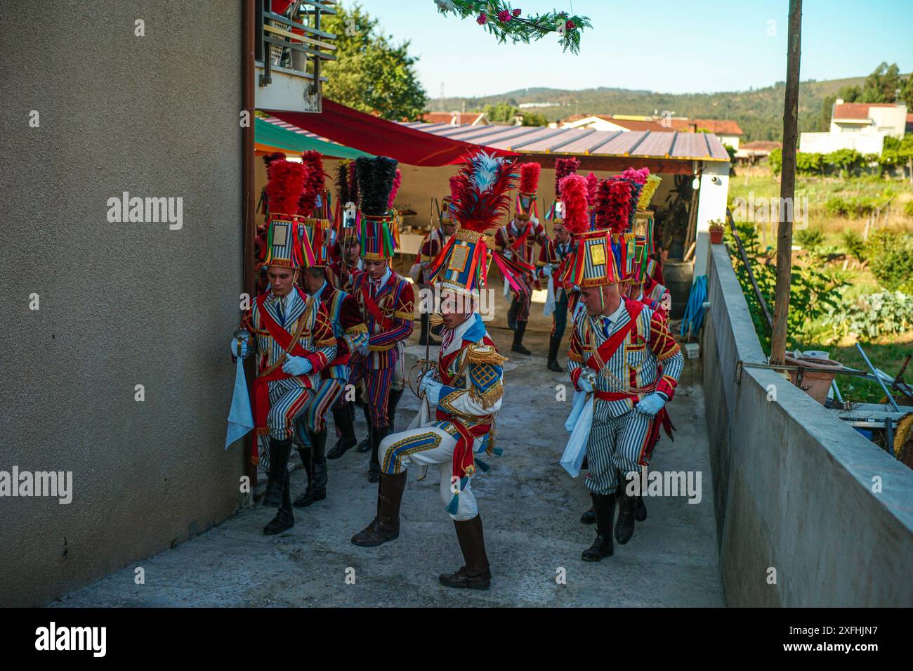 The "Bugiada e Mouriscada" festival in São João de Sobrado, Valongo ...