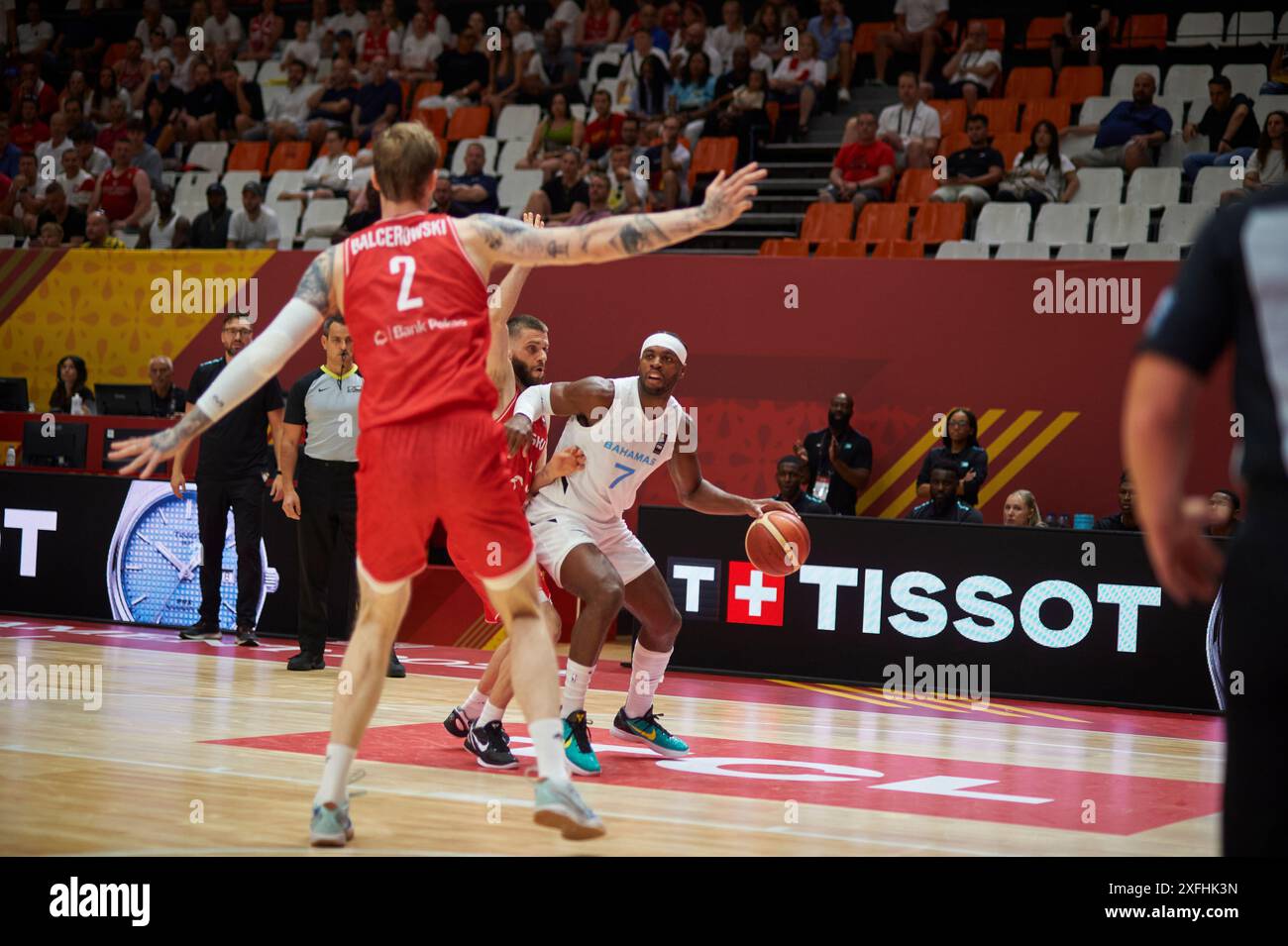 Buddy Hield from Bahamas team seen in action during the game between ...