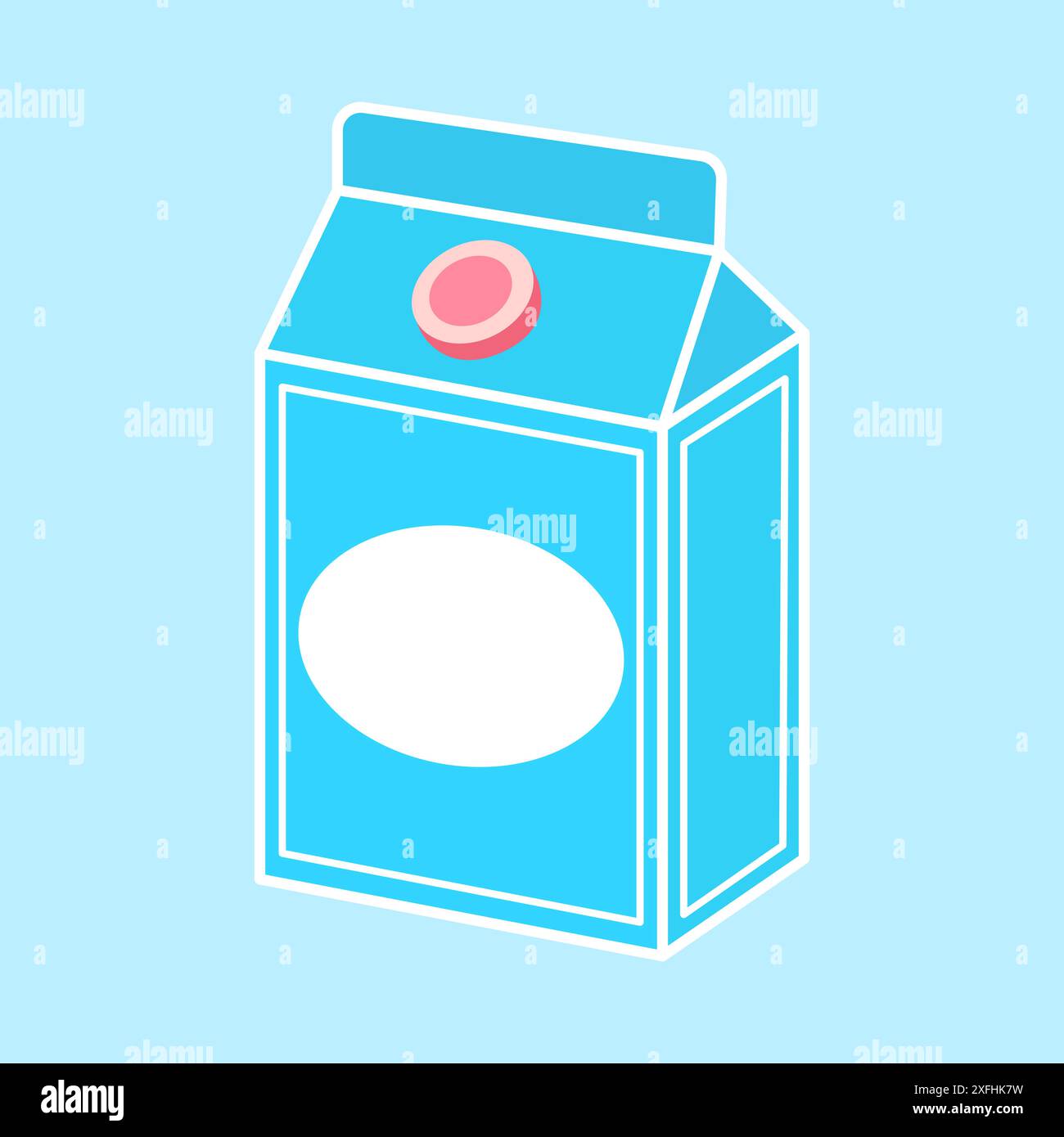 Paper milk carton. Vector illustration Stock Vector Image & Art - Alamy