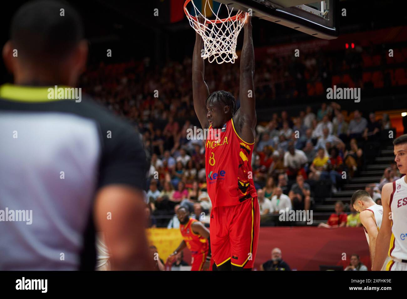 Jilson Bango from Angola team seen in action during the game between ...